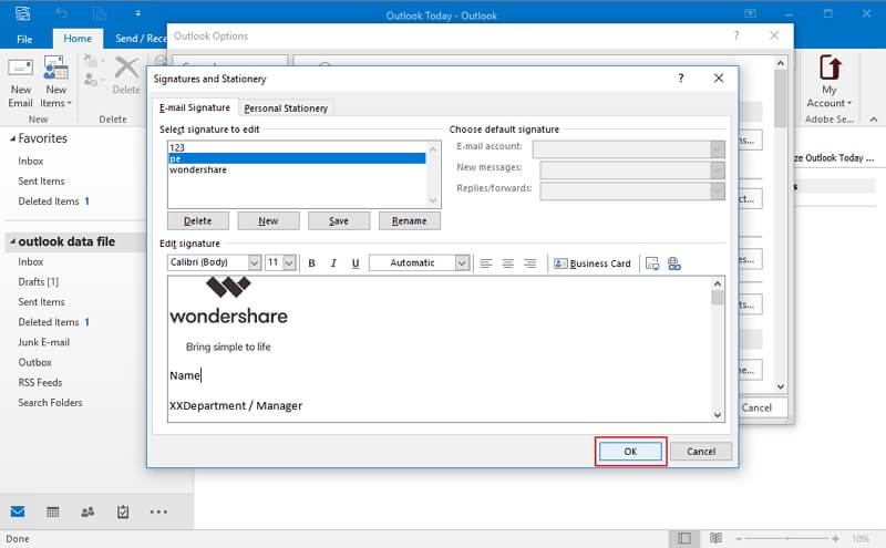 Agregar Logotipo A La Firma De Correo Electr Nico En Outlook 61920 