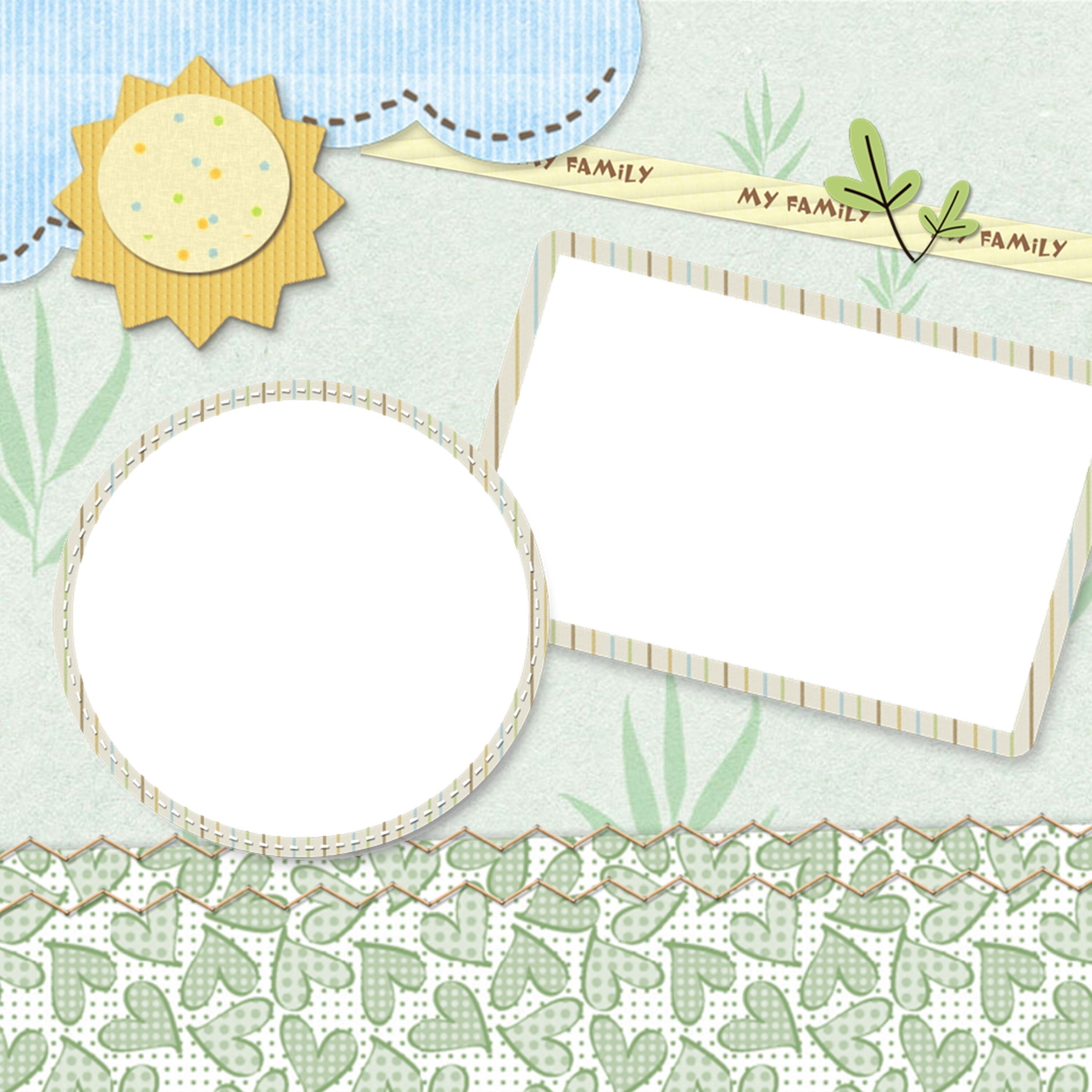 Scrapbook Templates Scrapbook Inspiration Family Scrapbook