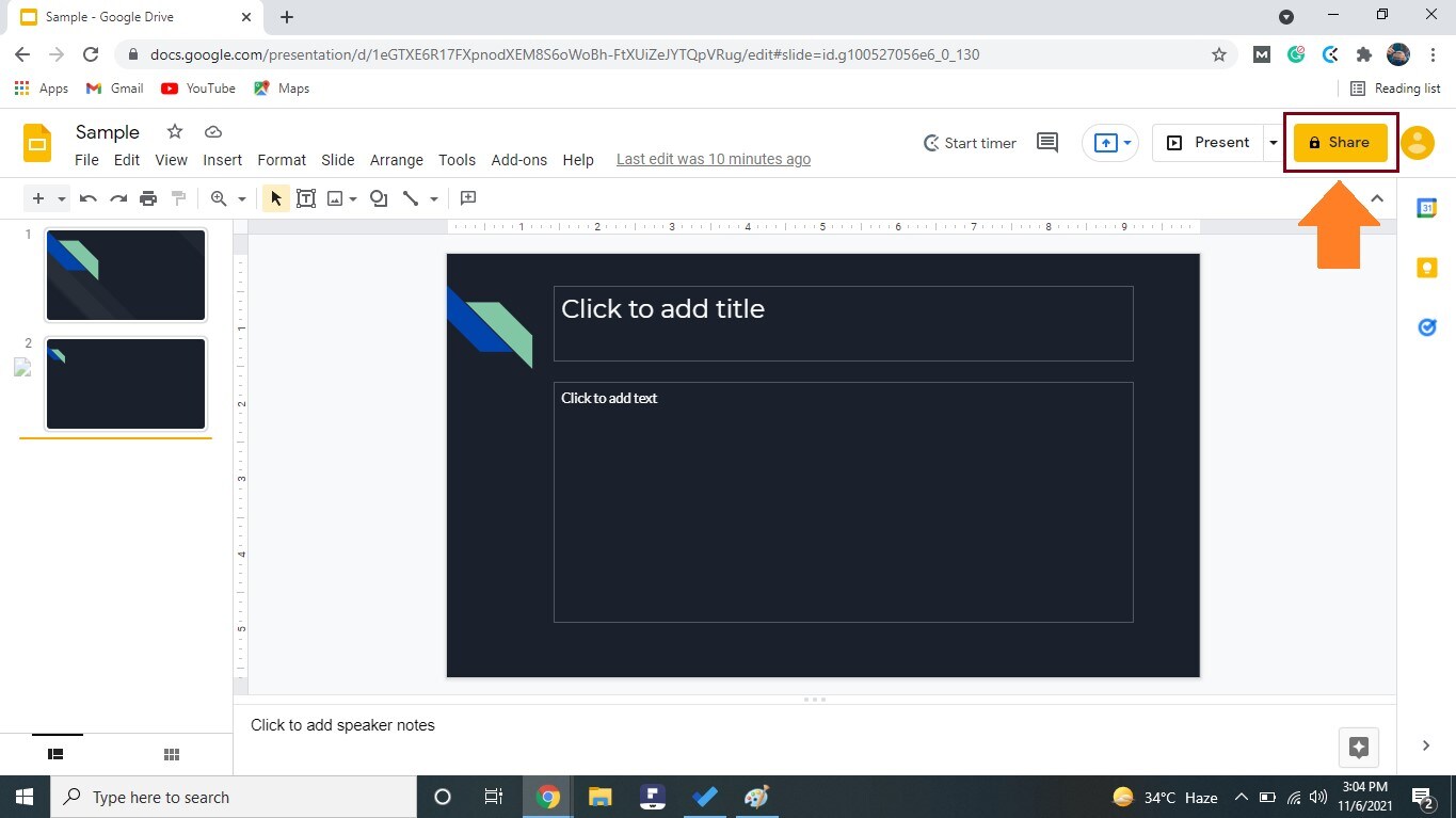 Tutorial Guide Of Add A Voice Memo To Google Slides