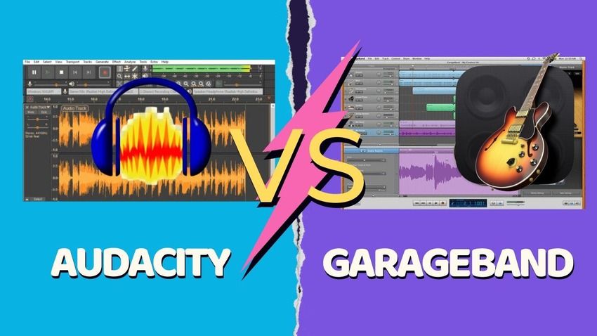 Audacity frente a GarageBand: ¿Cuál deberías usar?