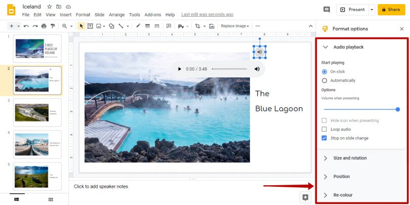 How To Add Voice Recording To Google Slides 2021