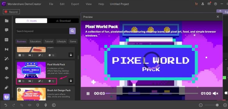 DemoCreator Effects - Effect Store