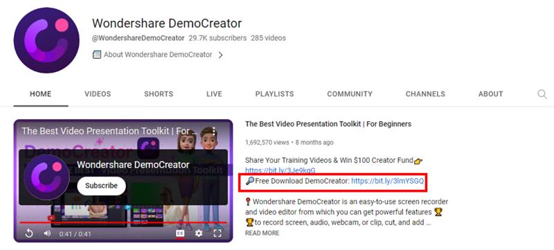 Download/Register/Uninstall - Wondershare DemoCreator