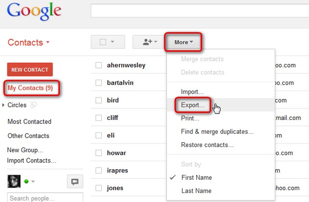 So Importieren Sie Kontakte Von Google Mail Zu Android