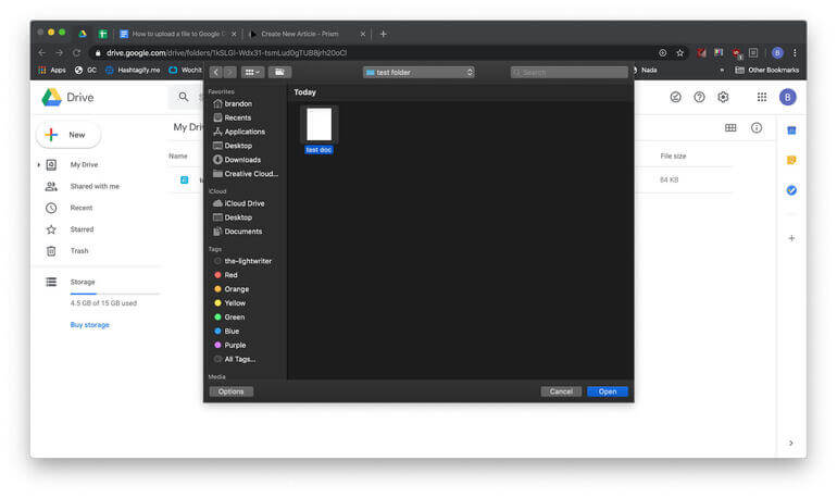 How To Add Upload Documents To Google Drive 