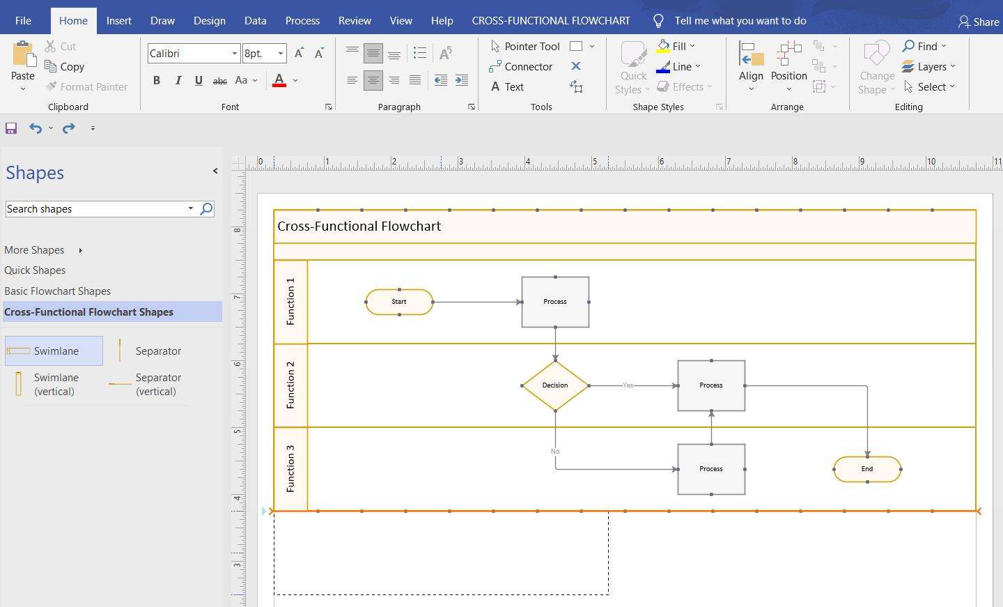 Schwimmbahn In Visio