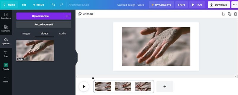 Create Animated Video On Canva