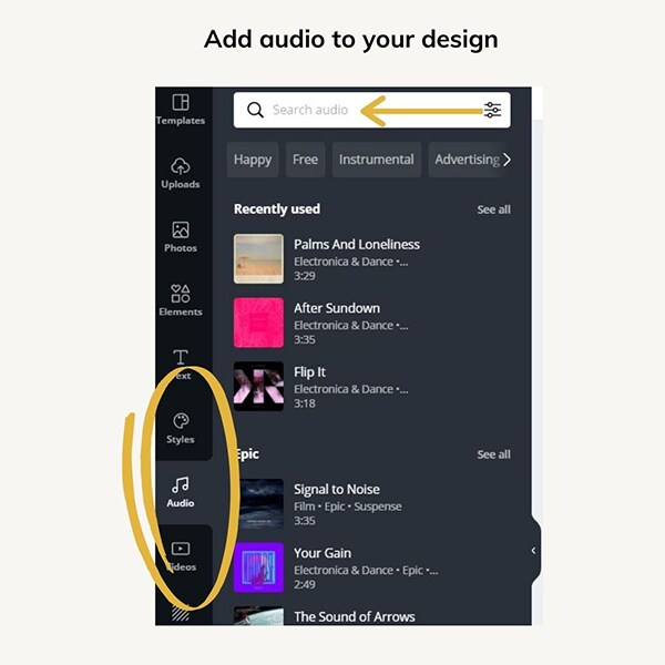 Bagaimana Cara Menambah Memotong Dan Mengedit Musik Ke Video Kanva 