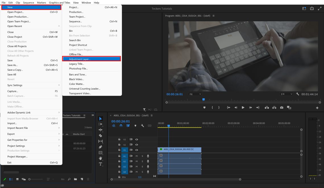 How To Add Adjustment Layer In Premiere Pro