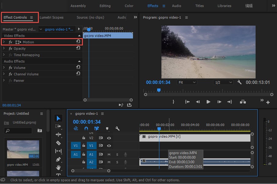 How To Rotate Flip A Video In Adobe Premiere 2023 