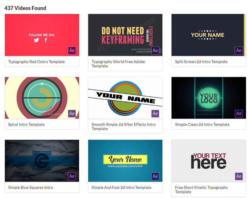 15 Free After Effects Templates To Power Up Your Video 2020 