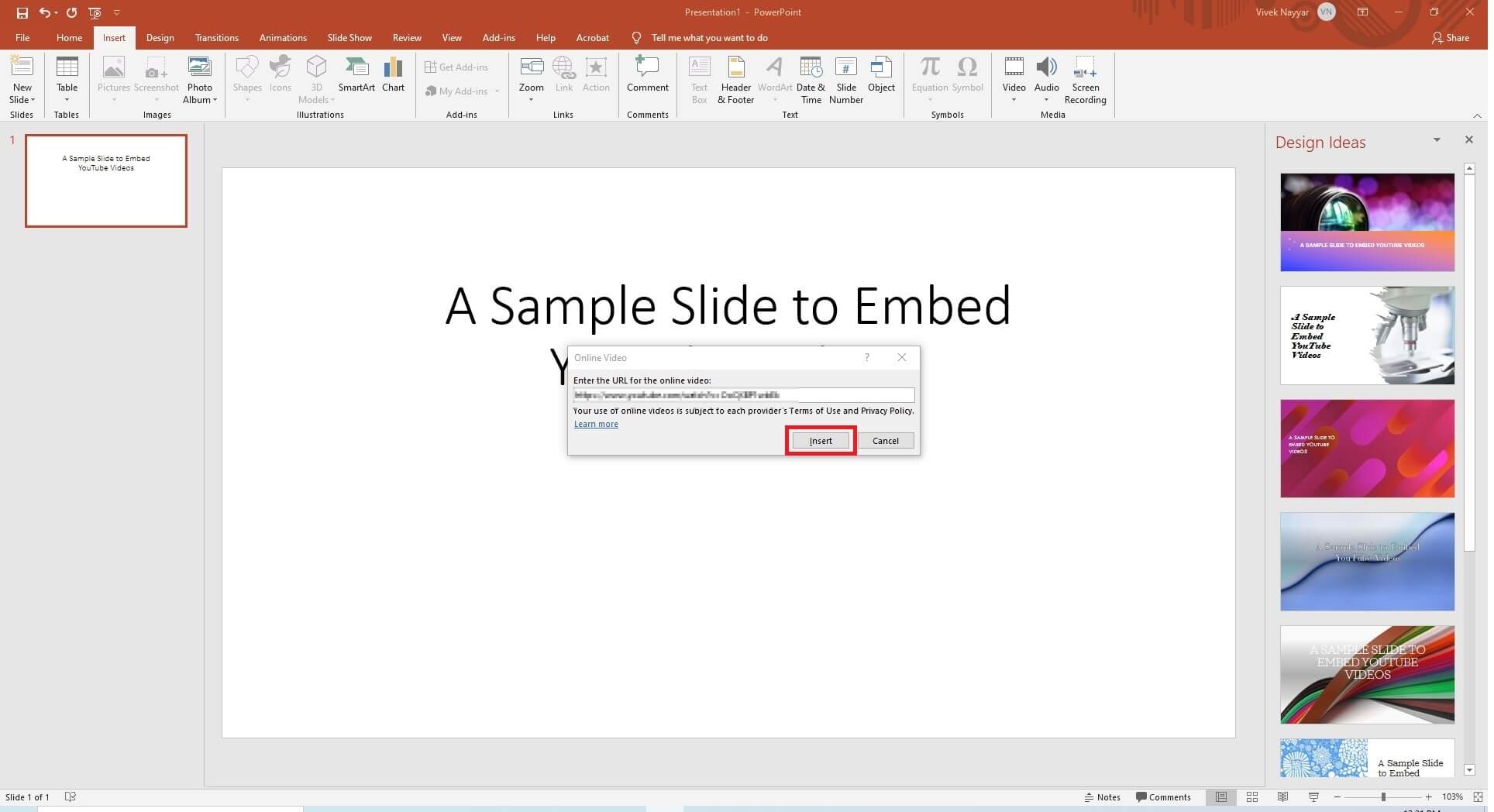 How To Embed A YouTube Video In PowerPoint 4 Methods 