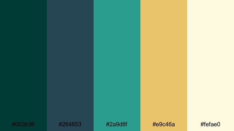 The Best 15 Midnight Green Color Palette Ideas for Video & Design