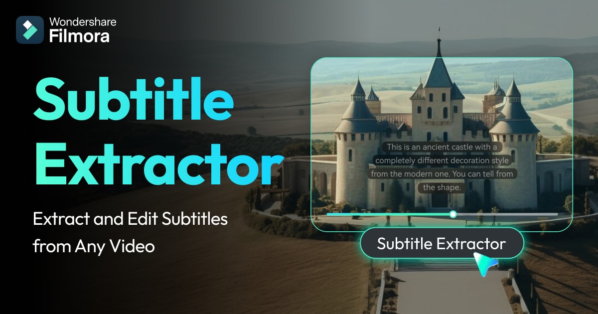 Subtitle Extractor | Extract & Edit Subtitles from Any Video