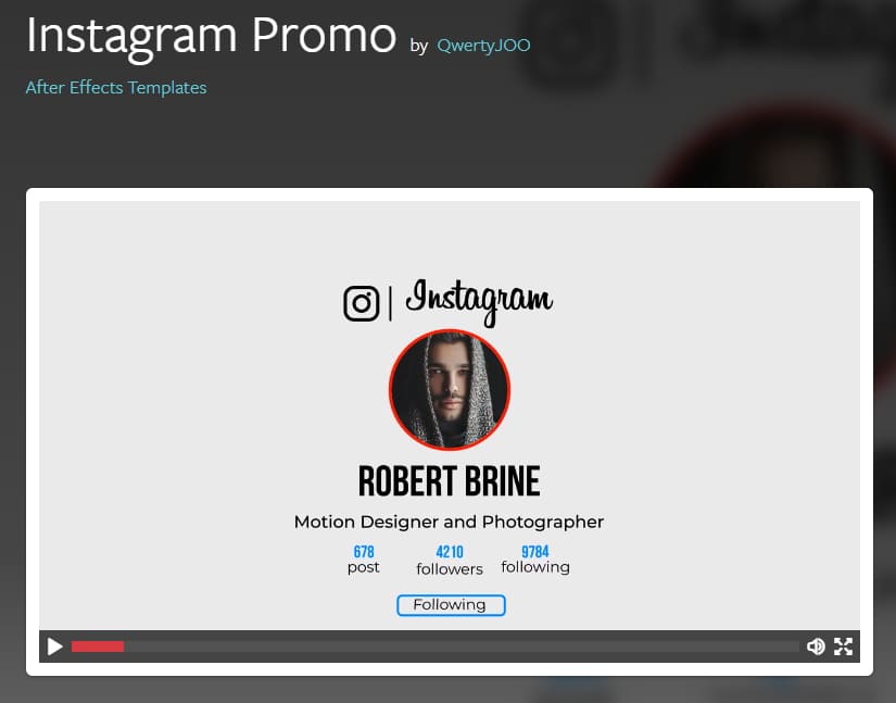 Instagram Live Promo Template Najasfashion