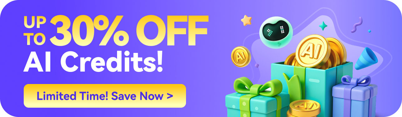 Buy Wondershare Filmora AI Credits Pack - official online shop