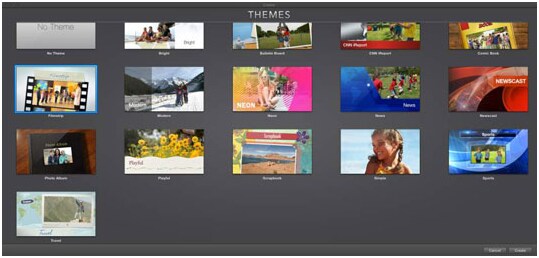 IMovie Themes templates For Mac Users