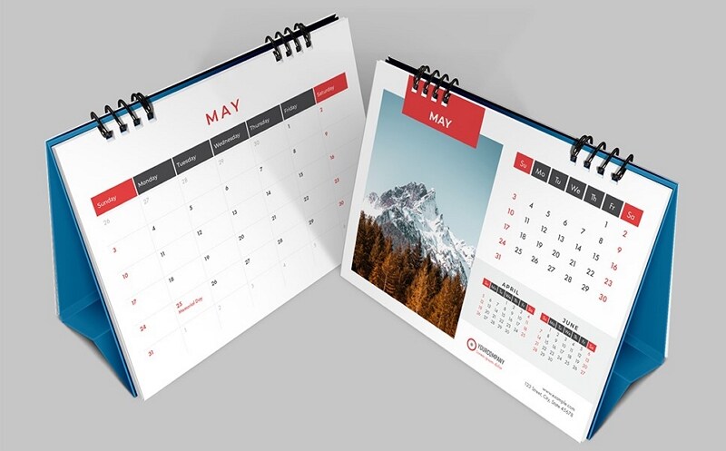 10 Popular Table Calendar Design 2021