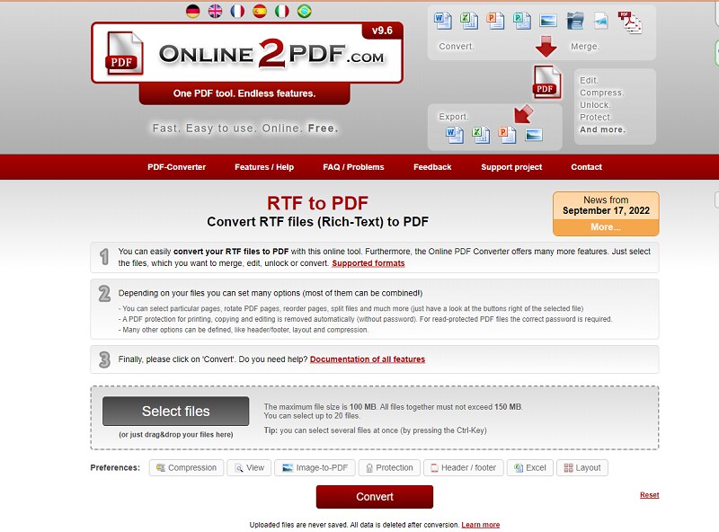 How To Convert RTF To PDF Free Online