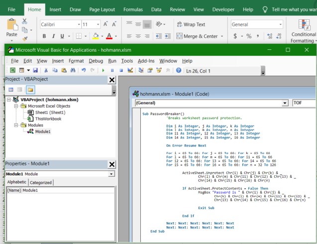  Excel 