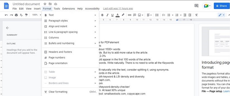  Tutorial Tips How To Delete A Blank Page In Google Docs