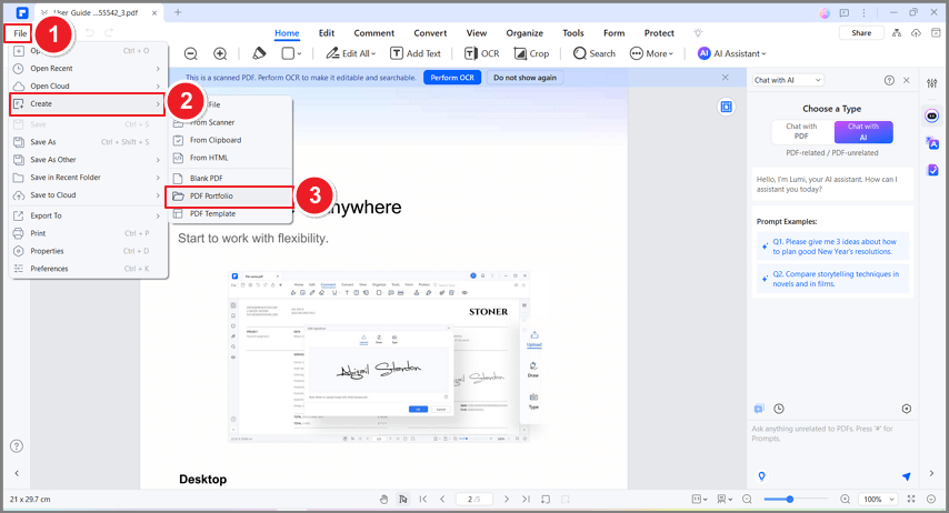 How To Create A PDF Portfolio On Windows