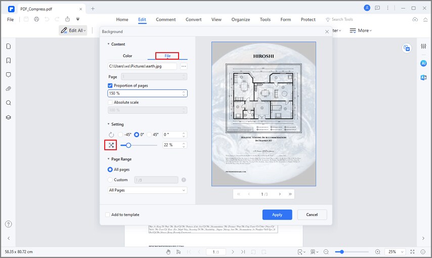 Easy Way To Create PDF With Transparent Background
