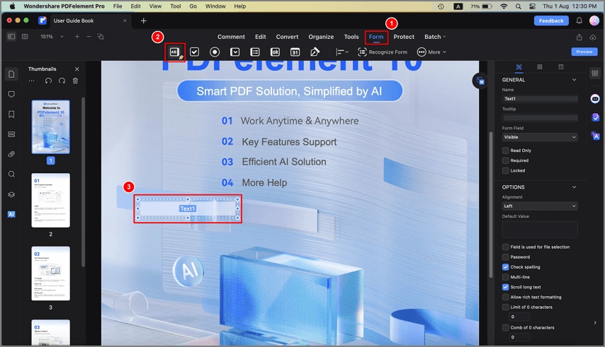 How To Make A PDF Fillable On Mac Manually