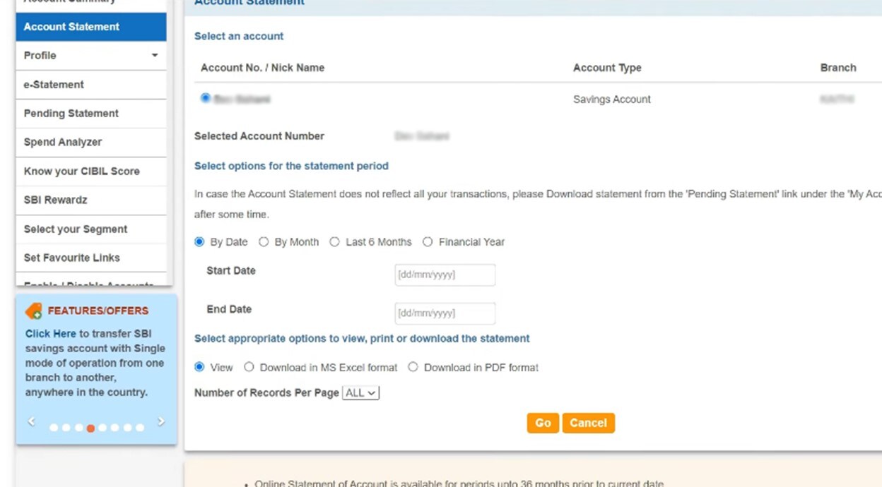 Method To Open SBI Bank Statement PDF Password