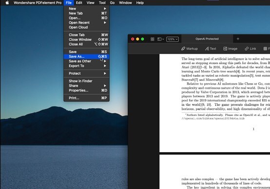 Method To Save PDF Files Without Password