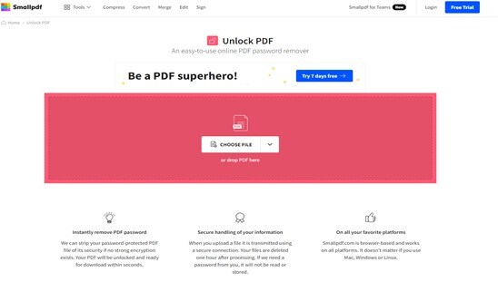 Method To Take Password Off PDF