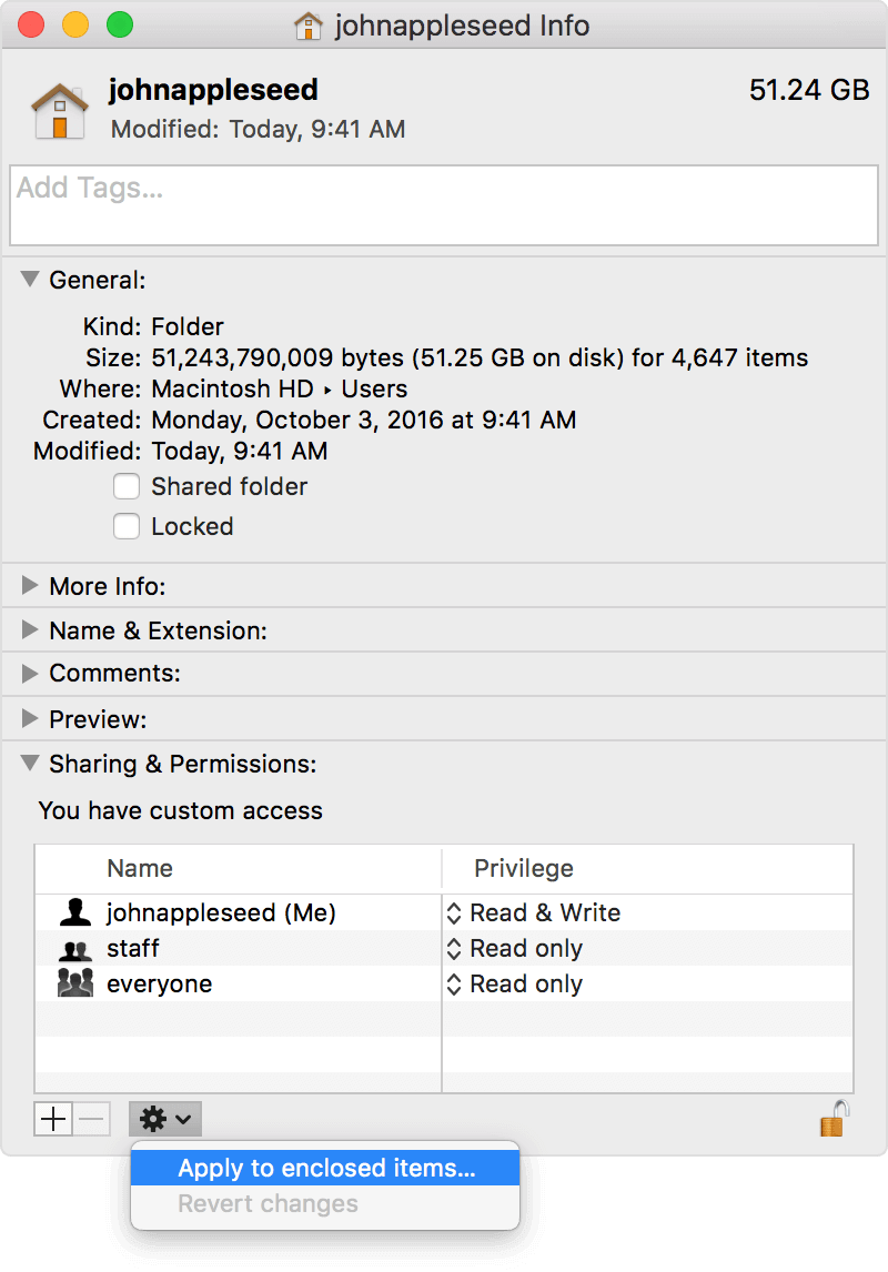 Fix File Permissions In Windows For Files Created On A Mac Nastoun