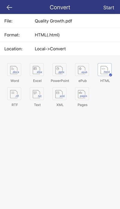 How To Convert PDF To HTML On IPhone Or IPad