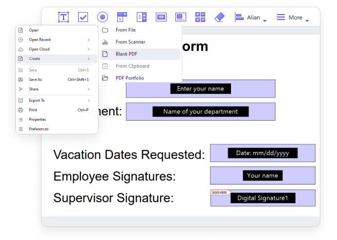 Add Fillable Form Fields To Pdf Printable Forms Free Online