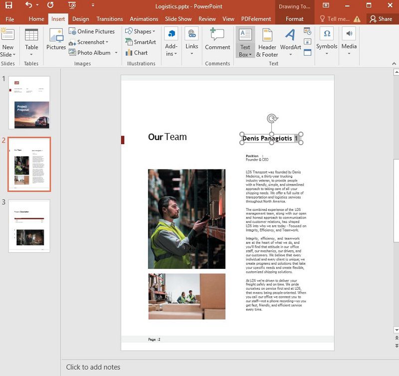 How To Insert Text In Powerpoint Clicknsa