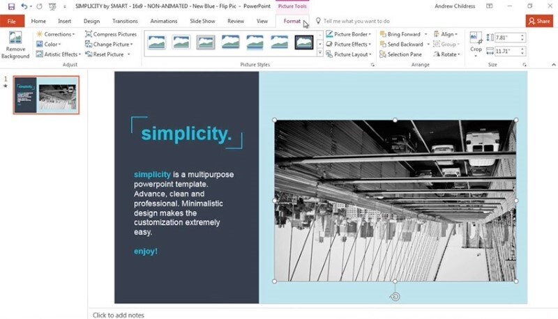 C mo Voltear Una Imagen En PowerPoint