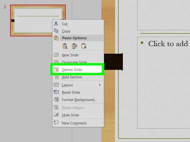 How To Delete A Slide In PowerPoint