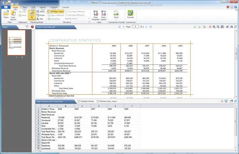  PDF Excel PDF Excel