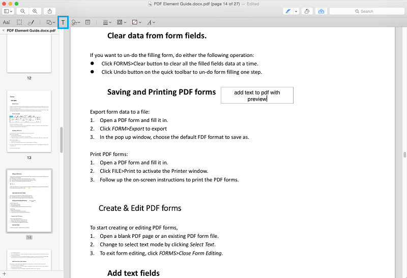 PDF tekst Bewerken Op De Mac inclusief MacOS 11 