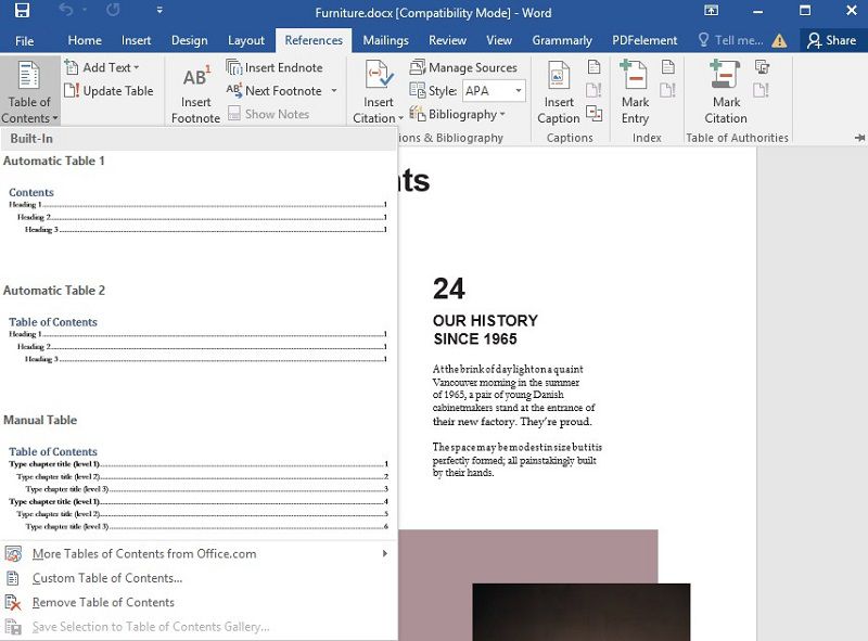 How Do You Create Table Of Contents In Word Vastdocu
