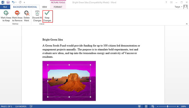 Edit A Picture In Word