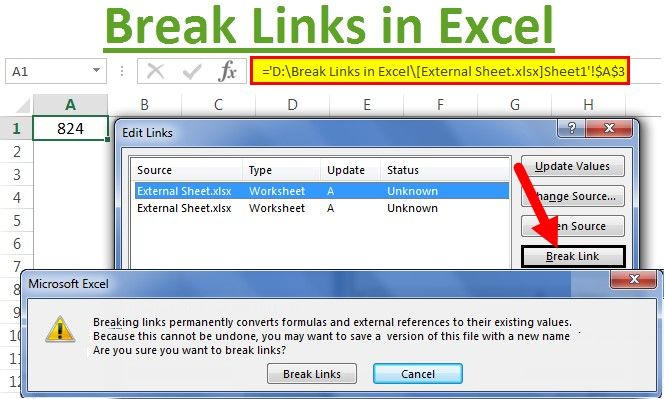 3 WAYS TO FIND AND FIX ALL EXCEL BROKEN LINKS