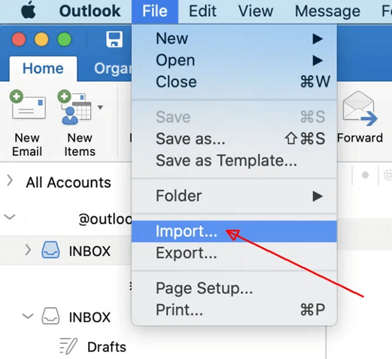 Importar PST A Outlook En Mac En Pocos Pasos