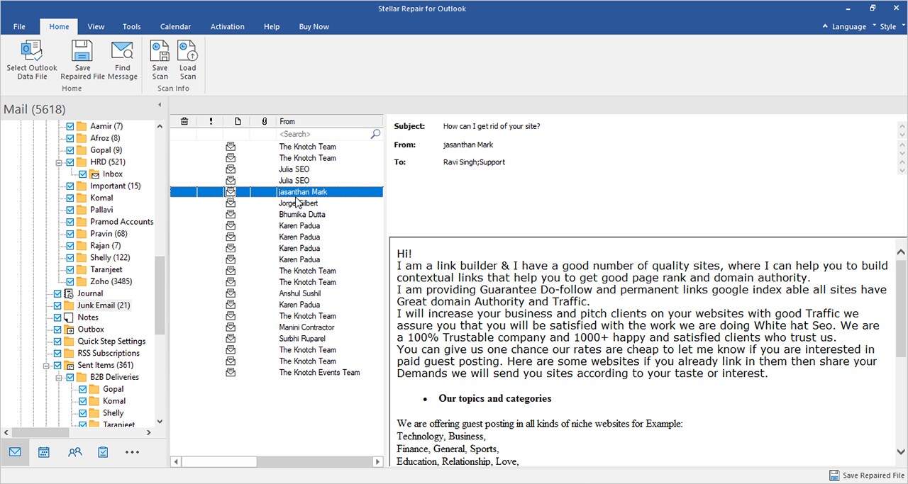 Alat Perbaikan PST Gratis Terbaik Untuk MS Outlook