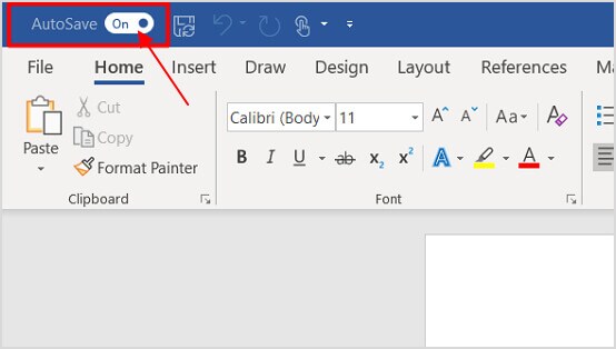 How To Enable Disable Microsoft Word Autosave