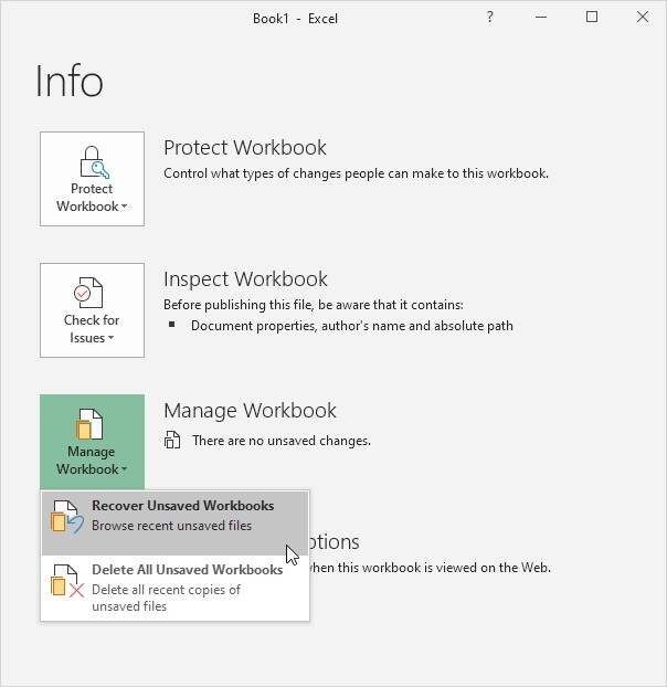 AutoRecover Excel File In Excel 2019 Or Office 365 In Minutes