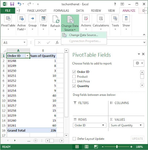 Change Data Source In Pivot Table Not Working Brokeasshome