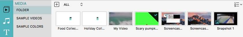 Import Media/Record a Video