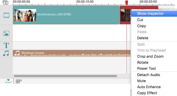 オーディオの編集