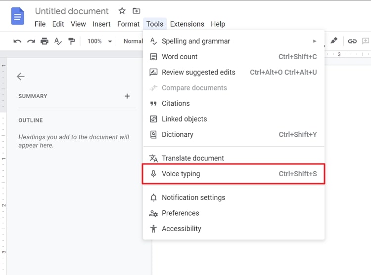  Gel st Wie Man Sprache zu Text In Google Docs Zum Diktieren Verwendet